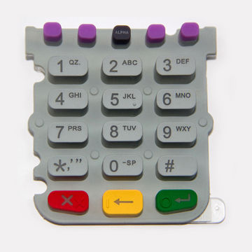 China Silicone Rubber Keypad for Verifone VX520 POS Terminal on Global ...