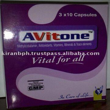 Avitone Capsule is a combination of multivitamins minerals, trace ...