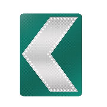 Solar LED Chevron Sign, Various Aluminium, LED Light, Customized ...