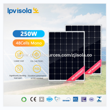 China Isola 250W monocrystalline solar panels 250W/260W/270W/280W/290W ...