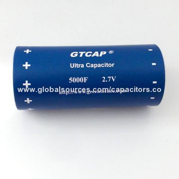 2.7V super capacitor, 5000F | Global Sources