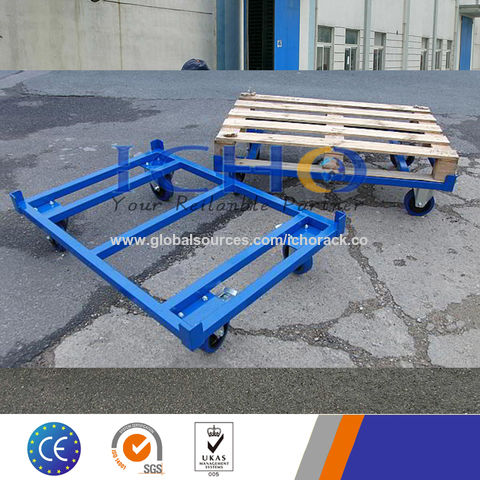 China Heavy Duty Movable Pallet Transport Trolley Cart Carrier on ...
