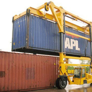 China Straddle Carrier 20/40 FT TILTING SHIPPING CONTAINER LOADERS ...