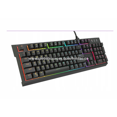 China ABS semi-mechanical gaming keyboards with 1.8 braided cable and ...