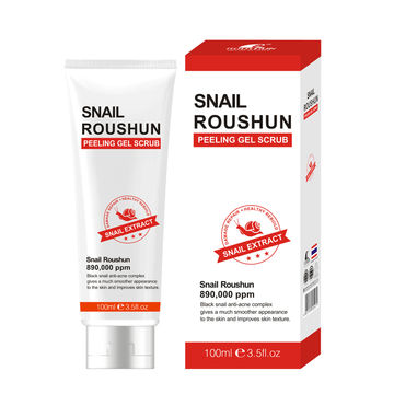China ROUSHUN Snail white peeling gel scrub,gleans pores,rejuvenates ...