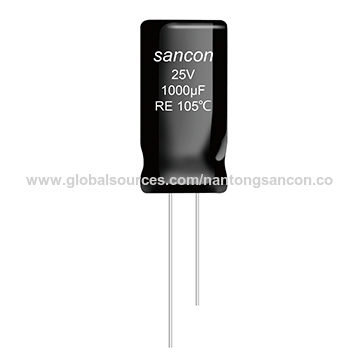 High performance aluminum electrolytic capacitor with long life 1000 ...
