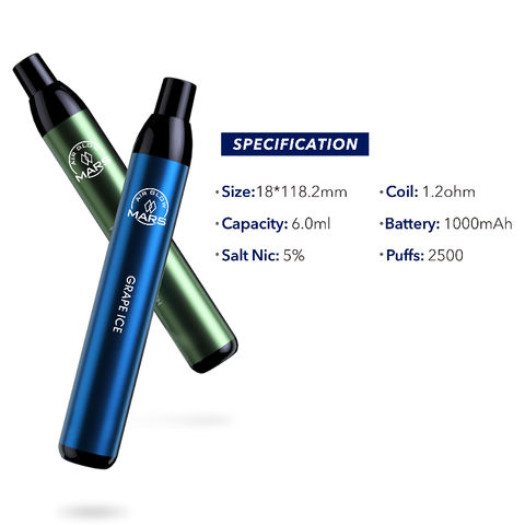 China Aierbaita Disposable 1000 mAh 6 Ml 2500 Puffs Vape Pen to Quit ...