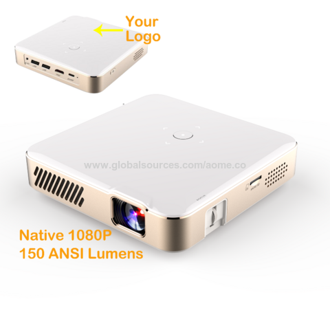 China 200 ANSI Lumens Android Smart Mini DLP Projector 1080p Full HD ...