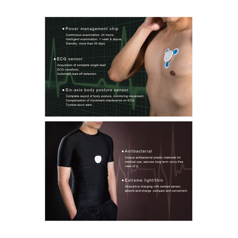 China 24 hour single channel mobile wearable portable Bluetooth holter ...