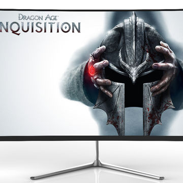 China 23.8 inch curved monitor without bezel, 60Hz/144Hz/165Hz/240Hz on ...