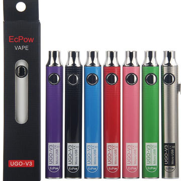 ChinaE cigs pass through UGO-V 3 battery 510 thread UGO battery ...