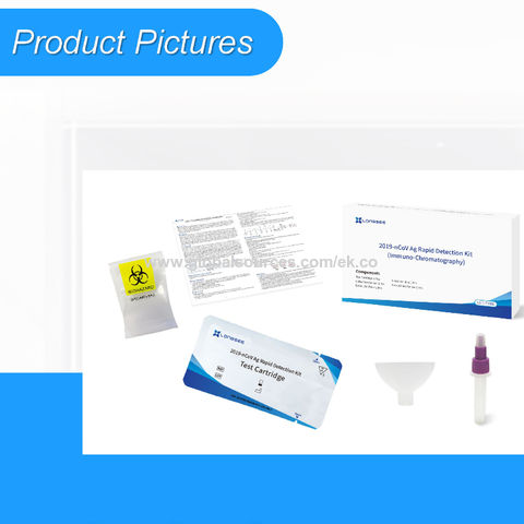 China 2019 nCo V AG Rapid Detection Kit Saliva Antigen Rapid Test Kit ...