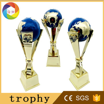 Free design novel high quality aluminum alloy map Africa gold trophy ...