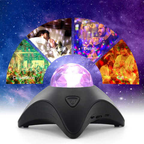 China 2022 NEW Party Laser light Projector Disco White Noise Music Star ...
