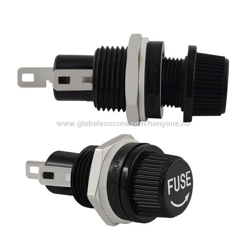 China Honyone plastic fuse holder for 5x20mm fuse 10A 250V, UL, CQC ...