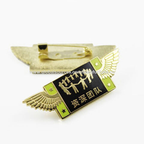 China Die casting zinc-alloy nameplate, screw pin on back side, small ...
