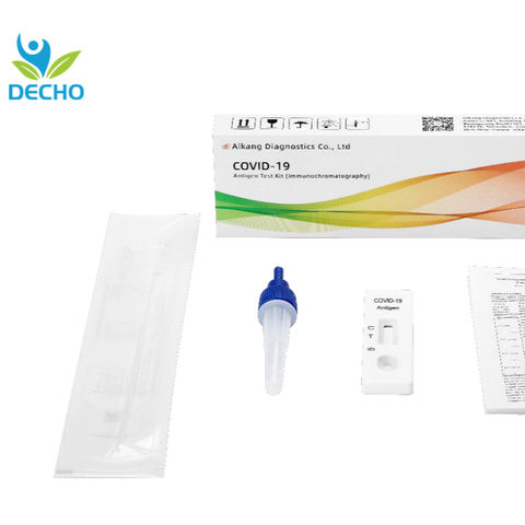 China Stock Aikang Rapid Test Kit Self Test EUA COV-ID-19 Nasal Swab ...
