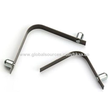 China Custom stamping spring steel button clip, OEM factory with ...