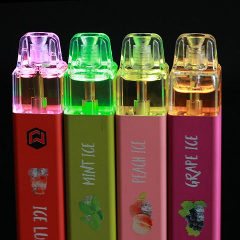 China Vape pen 1600 PUFFS Visible smoke oil vape pen W6 disposable pod ...