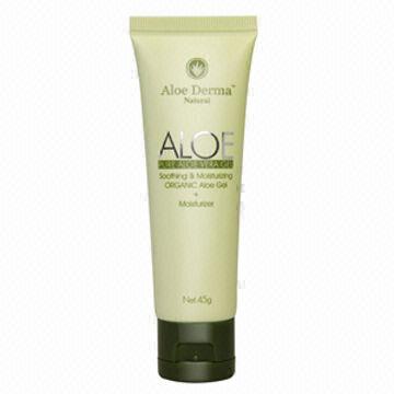 AloeDerma Pure Aloe Vera Gel, 45g Soothing/Moisturizing Aloe Gel ...