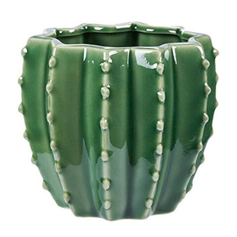 China Ceramic Cactus Planter Home Hotel Table Decorative Plants Pot on ...