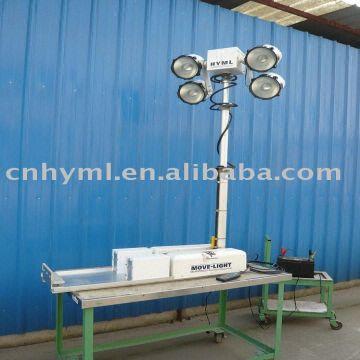 Roof-mounted light tower,telescopic light mast, telescoping light tower ...