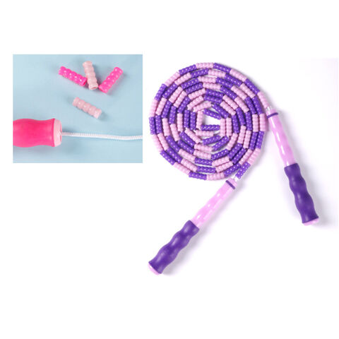 Hong Kong SAR PVC Soft Beaded Skipping Rope with PP & PET Handle ...