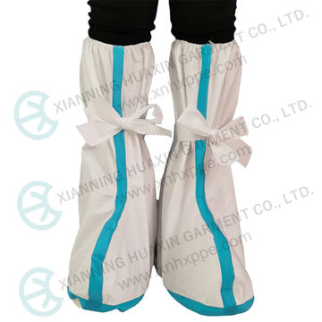 China Durable Disposable Non-slip Microporous Shoe Cover Safety Boot ...