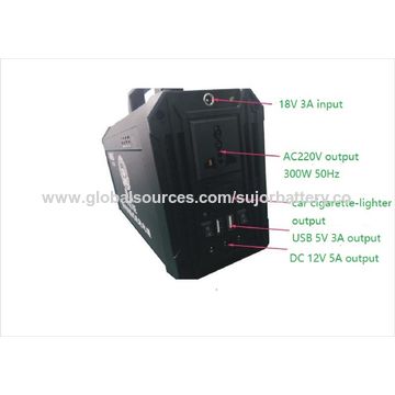 China Lithium ion battery pack 12V 36Ah portable power station mobile ...