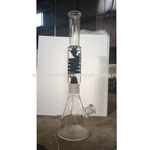 China 16inch borosilicate glass bong waterpipe smoking glasspipe with ...