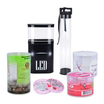 China Custom Printing Transparent Plastic Food packaging boxes cookies ...