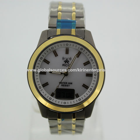 China Solar Watches, Stainless Steel Solar Power Radio Controlled ...