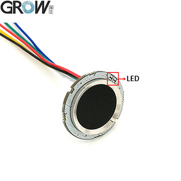 GROW R502 Small Circular Blue Red LED MX1.0-6pin Capacitive Fingerprint ...