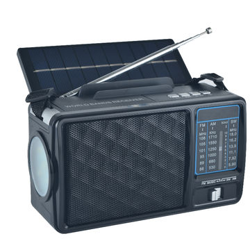 China Outdoor LED light small multiband AM FM SW portable radio with ...