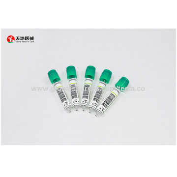 China The endotoxin test tube is used to collect venous blood samples ...