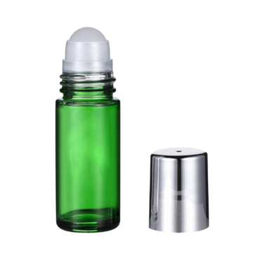China 30ml high quality green color glass deodorant bottles 30cc roll ...