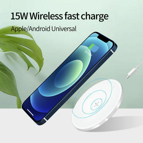 China 15W ABS bottom cooling hole wireless fast charger for mobile ...