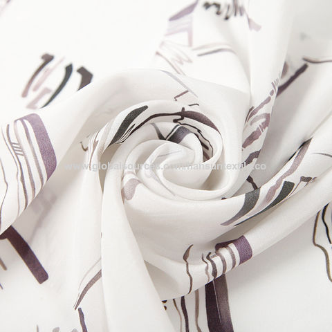China High Quality 100% Pure Silk Ink-jet Pure Silk CDC Digital Printed ...
