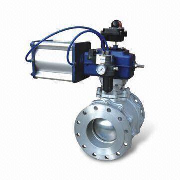 Pneumatic Control Ball Valve with 1.6, 2.5 and 6.4mPa Pressure Rating ...