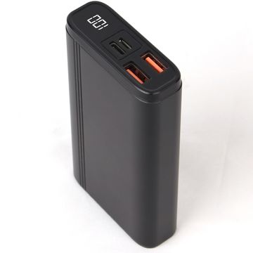 China Foxsky PD&QC3.0 port 18W Portable 10000mAh metal power bank with ...