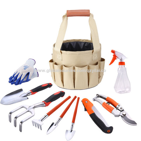 China Gardening Tools Set With Bag Floral Shovel Weeder Home 10pcs ...