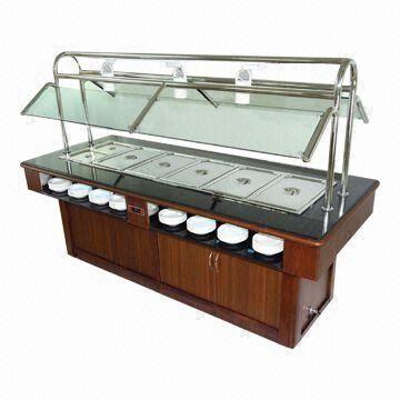 Buffet Station with Food Tray and Thermal Protection Layer, Made of ...