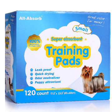 China All-Absorb Training Pads 45x60cm (17x24inch) 120 Count on Global Sources,Pet Pad