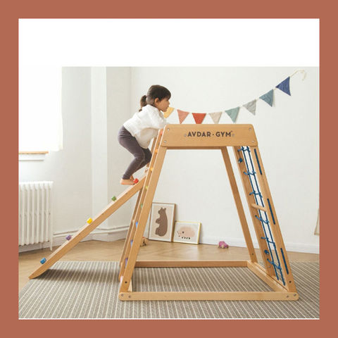 China Climbing Frames Children's small amusement park wooden climbing ...