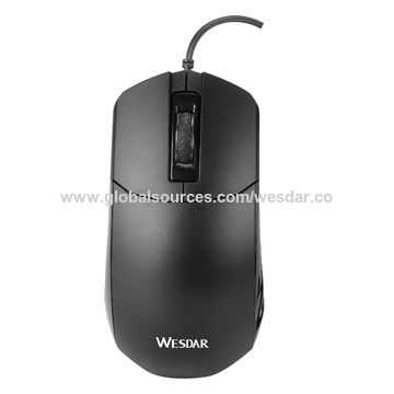 China WESDAR Optical Mouse Wired 3 Button Scroll USB Mice with 1.5m ...