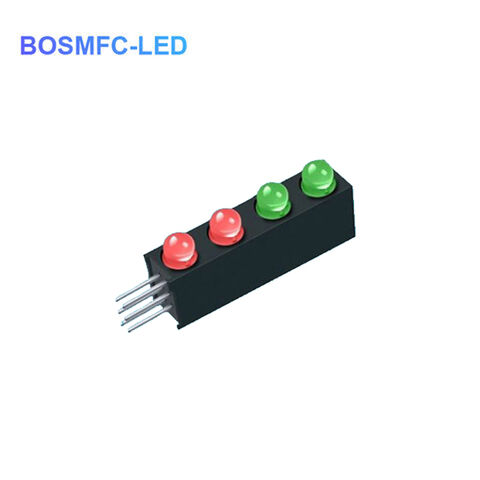 China 3mm through-hole 4-tower plastic LED holder mount, F3 dip LED on ...