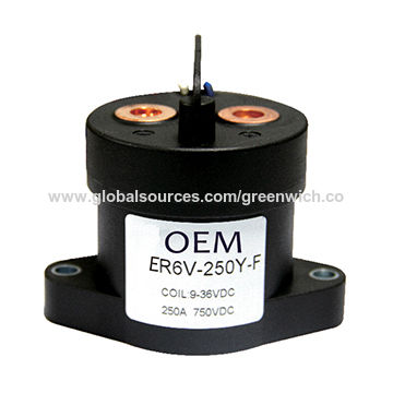 China EV/Electric Power Station DC Contactor 250A 6-36V on Global ...