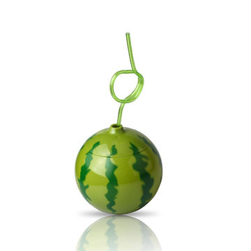 China OEM Customizable Plastic Creative Ball Shape Watermelon Drink ...