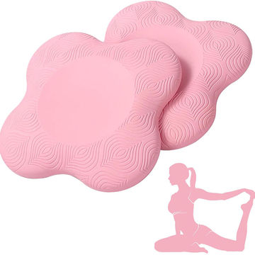 China Custom Logo Yoga Knee Pad (2 Packs), Anti Slip Foam Yoga Kneeling ...