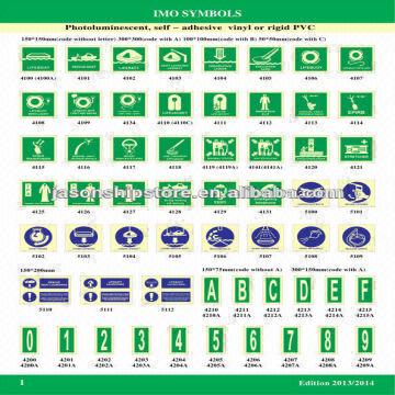 safety signs imo symbols 1.Coicidence with IMO A760 2.In compliance ...